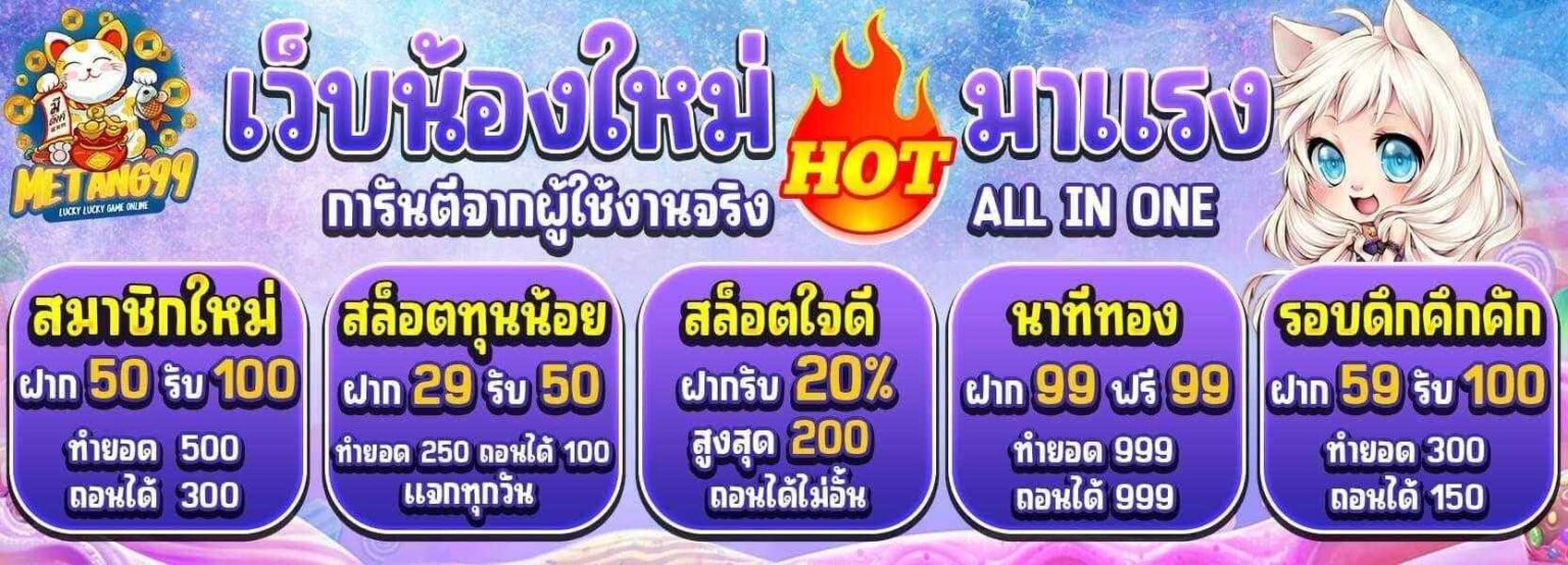 Metang99 - มีตังค์99 เว็บตรง สล็อตแตกง่าย ใหม่ล่าสุด 2023